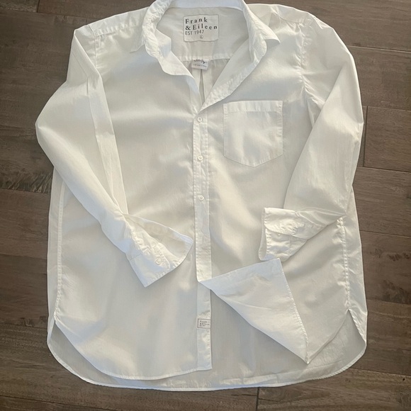 Frank & Eileen | Tops | Frank Eileen White Shirt | Poshmark